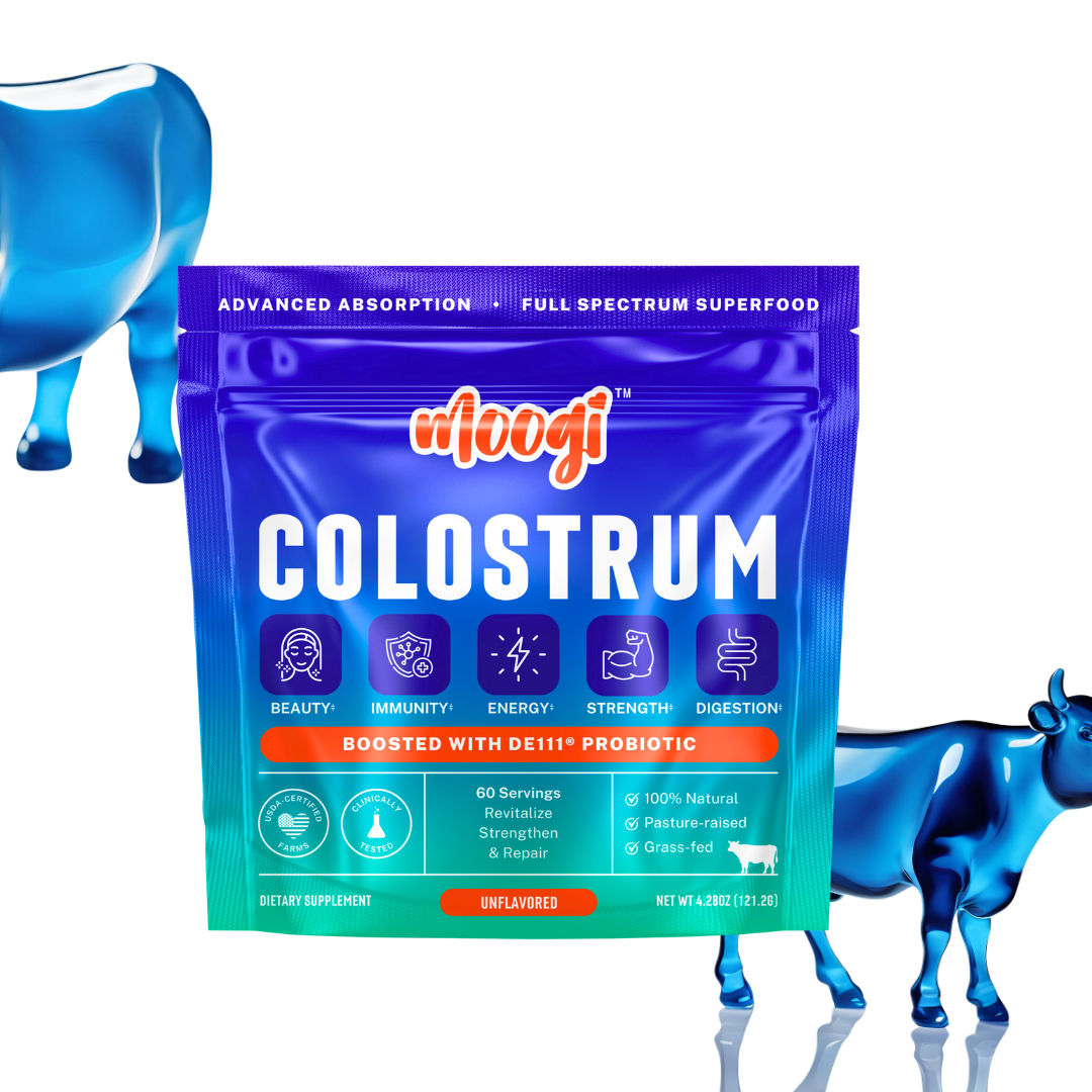 Colostrum w/ DE111® Probiotics | Unflavored – Moogi